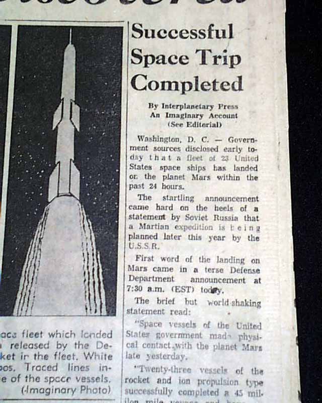 Historic Newspapers For Sale - Original Rare Newspapers ...