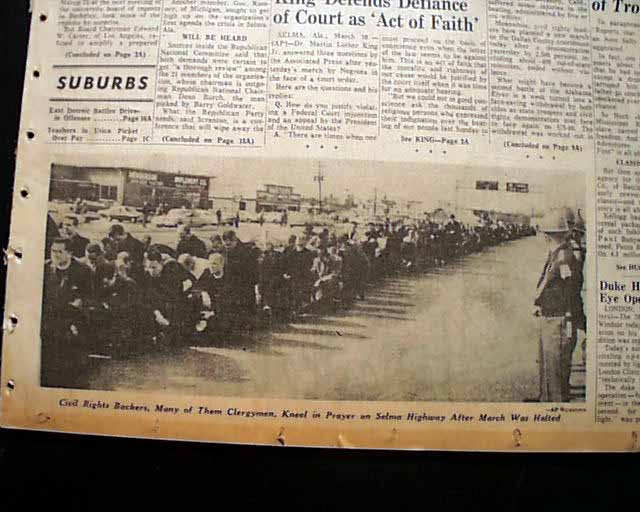 2nd march from Selma to Montgomery... - RareNewspapers.com