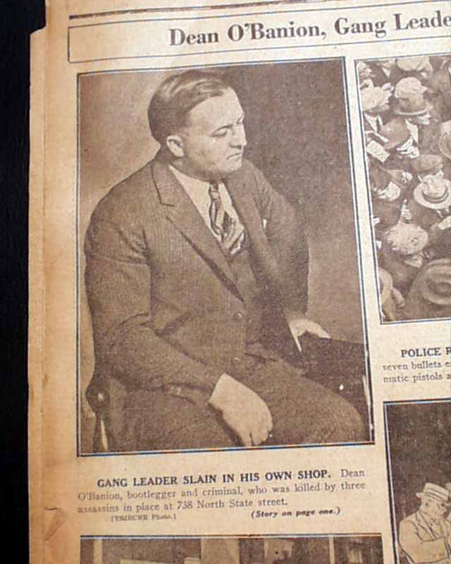 1924 Mobster Dean O'Banion assassination... - RareNewspapers.com
