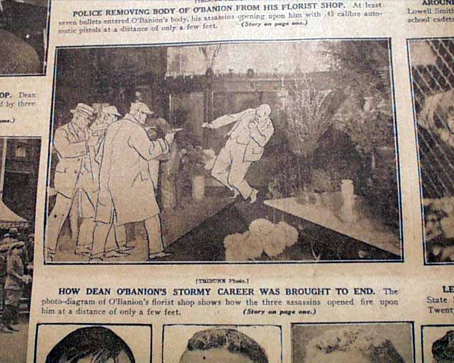 1924 Mobster Dean O'Banion assassination... - RareNewspapers.com
