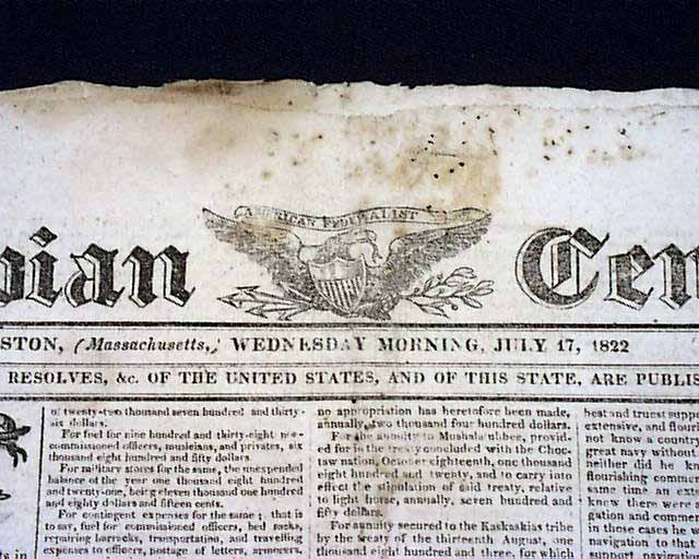Denmark Vesey Hanged, 1822... - RareNewspapers.com