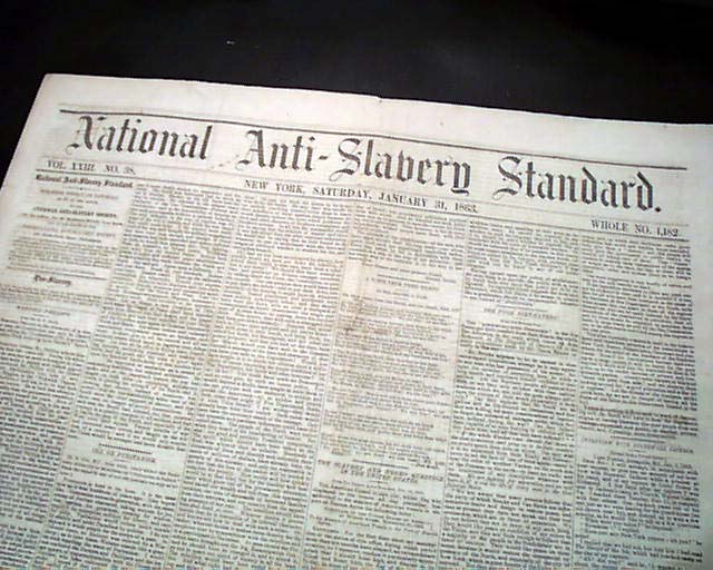 Official newspaper of the American Anti-Slavery Society ...
