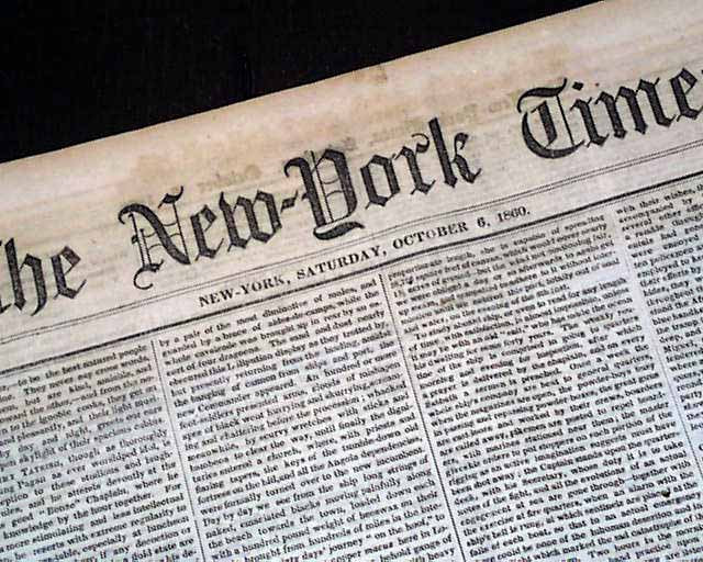 Lincoln's 1860 Presidential campaign... - RareNewspapers.com