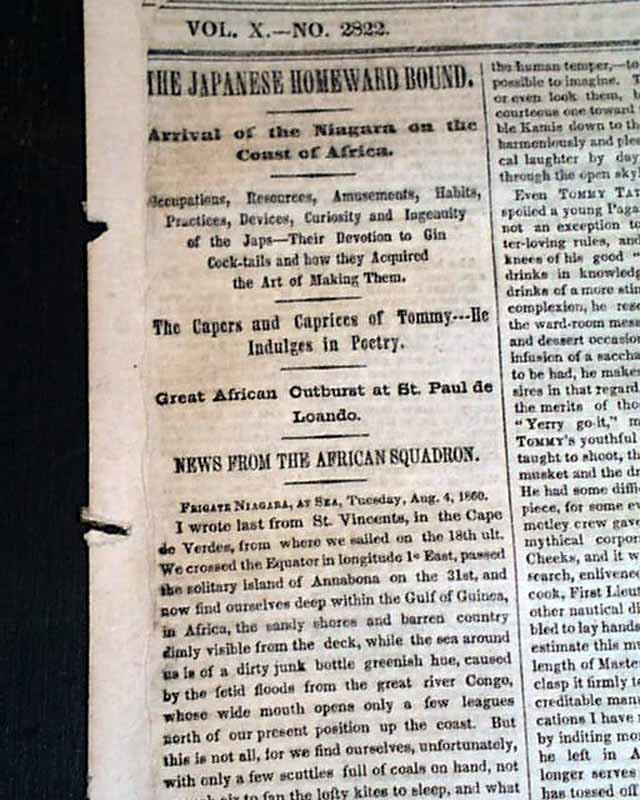 Lincoln's 1860 Presidential campaign... - RareNewspapers.com