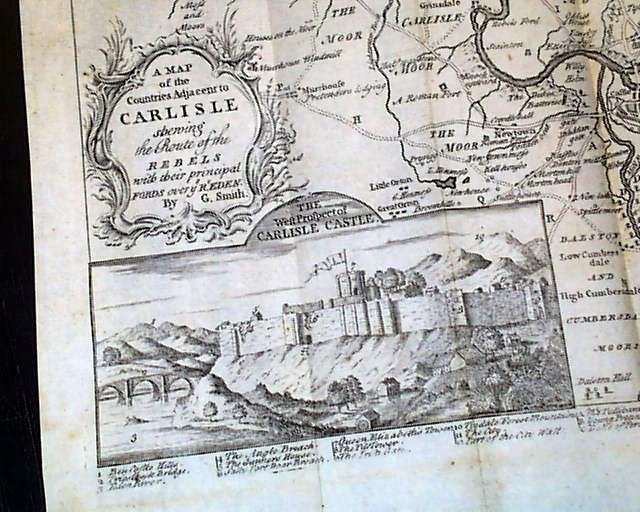 The Jacobite Rebellion... Battle of Culloden with a print of the hero ...