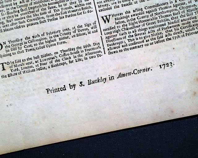 World's Oldest NEWSPAPER 1723 Gazette 285 YEARS OLD... - RareNewspapers.com