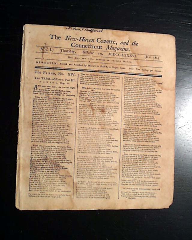 Just before the Constitution is created... - RareNewspapers.com