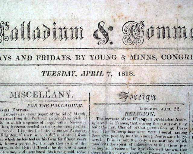 1818 Colonel McIntosh - RareNewspapers.com