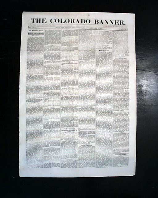 Rare title from Boulder, Colorado... - RareNewspapers.com