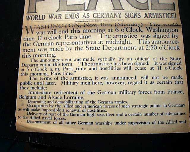 One of the mostdisplayable end of World War I issues we have offered ...