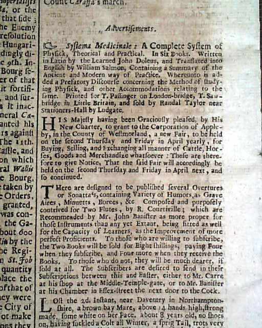 World's Oldest NEWSPAPER - 1685 Gazette 321 Years Old... - RareNewspapers.com