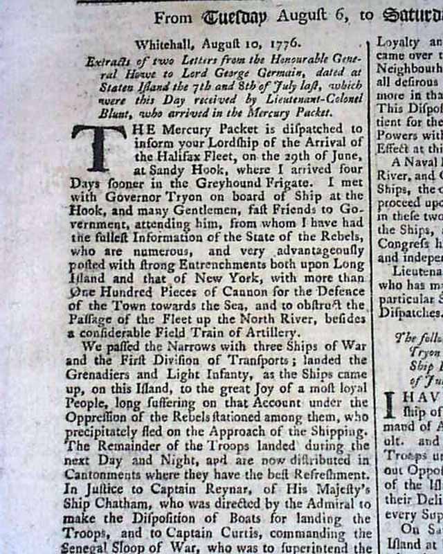 Battle of New York... - RareNewspapers.com