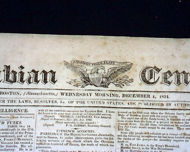 1824 Presidential election... - RareNewspapers.com