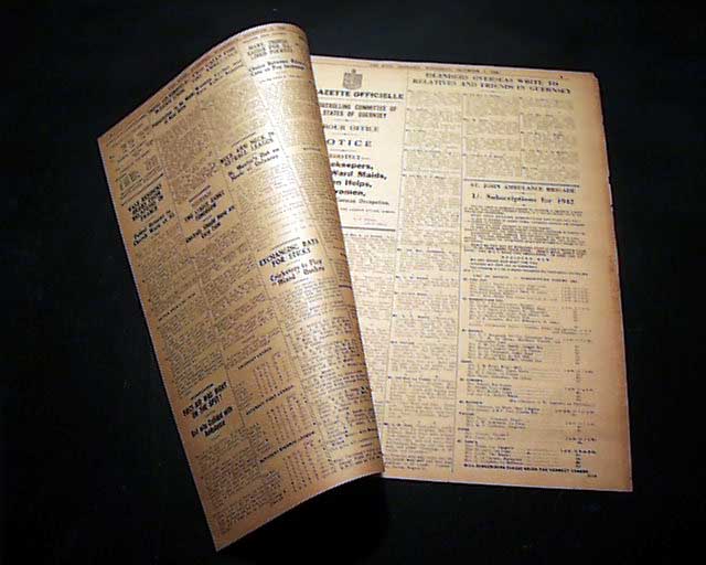 A Nazi newspaper from a British island: 4 days before Pearl Harbor ...