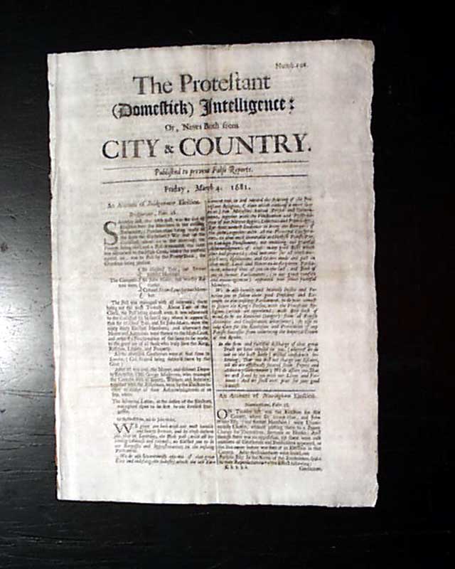 By America's first newspaper publisher... - RareNewspapers.com