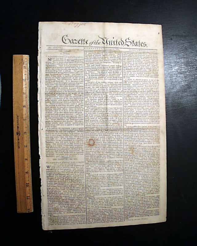 Washington makes federal appointments... Alexander Hamilton's report ...