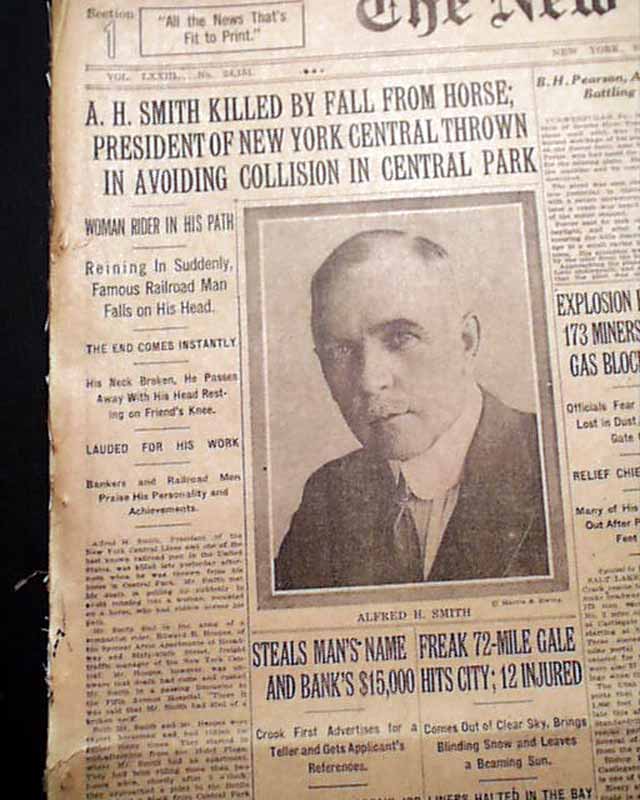 Castle Gate, Utah mine disaster... - RareNewspapers.com