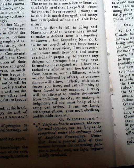 Two letters signed by George Washington... - RareNewspapers.com