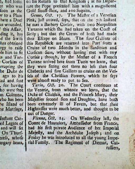 World's Oldest NEWSPAPER 1750 Gazette 270 YEARS OLD... - RareNewspapers.com