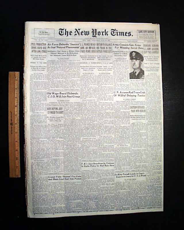 Washington D.C. UFOs... - RareNewspapers.com