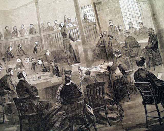 Trial of the Conspirators, with Mrs. Surratt... - RareNewspapers.com
