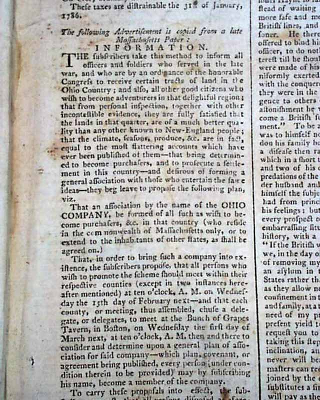 From the year before the creation of the Constitution ...