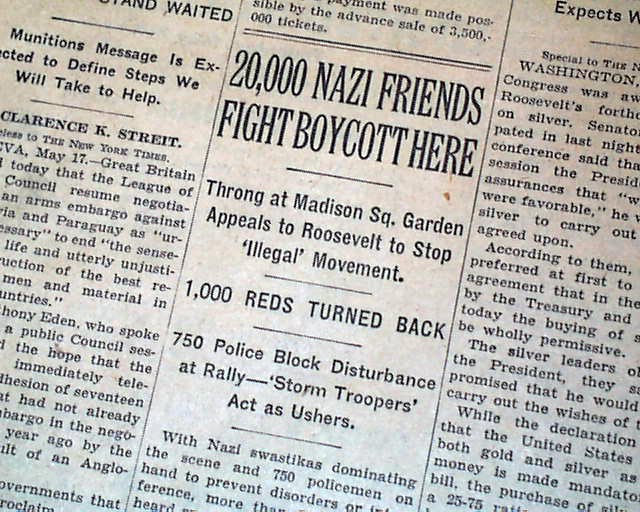 Friends of New Germany rally in NYC.... - RareNewspapers.com