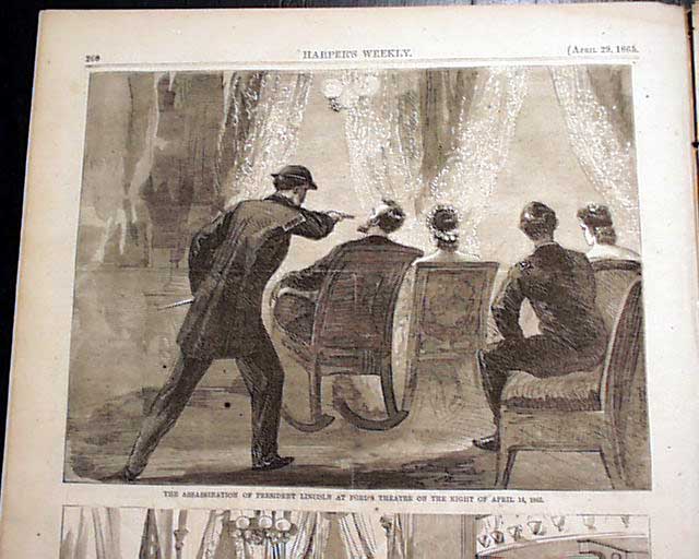 Lincoln's assassination: John Wilkes Booth on the front page ...
