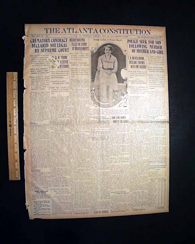 the Mary Phagan murder case... Leo Frank... - RareNewspapers.com