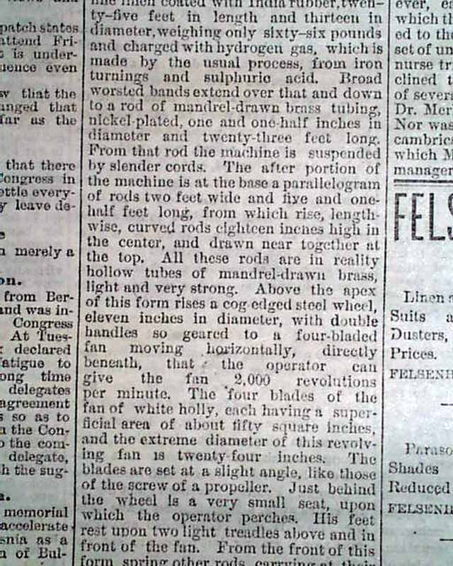 Charles F. Ritchel dirigible.. - RareNewspapers.com