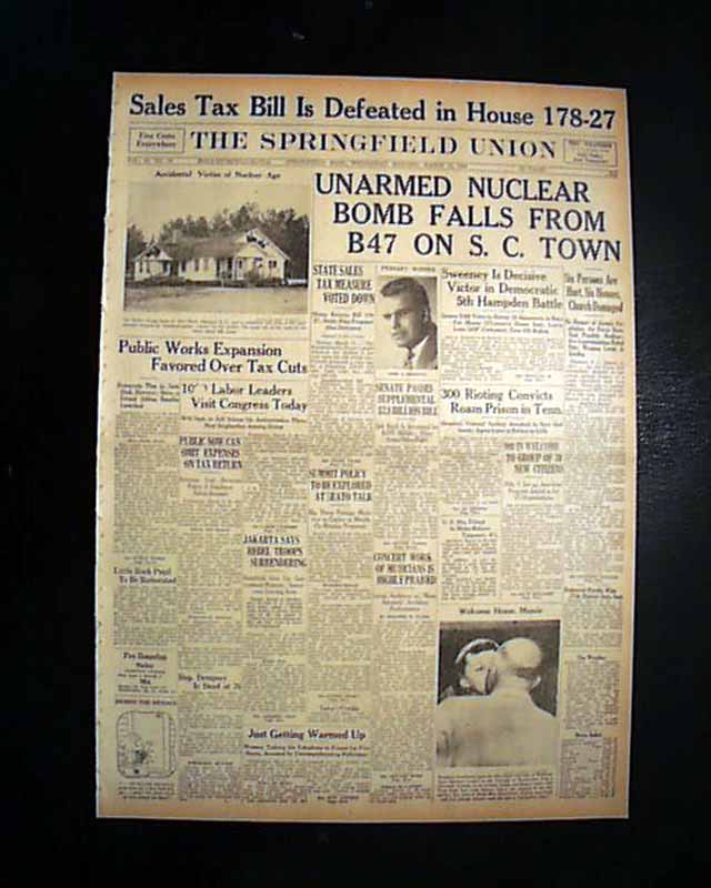 Mars Bluff SC atomic bomb incident.... - RareNewspapers.com