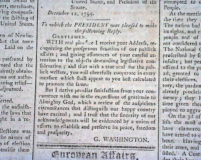 George Washington & John Adams.... - RareNewspapers.com
