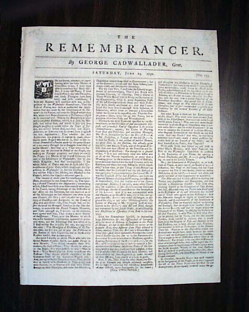 1750 Rev. Mr. John Wesley... - RareNewspapers.com