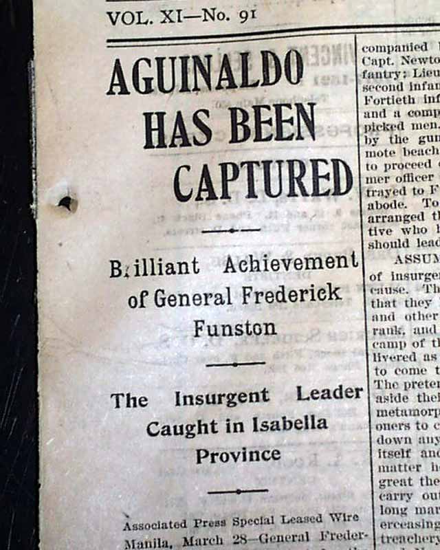 Philippine American War Emilio Aguinaldo