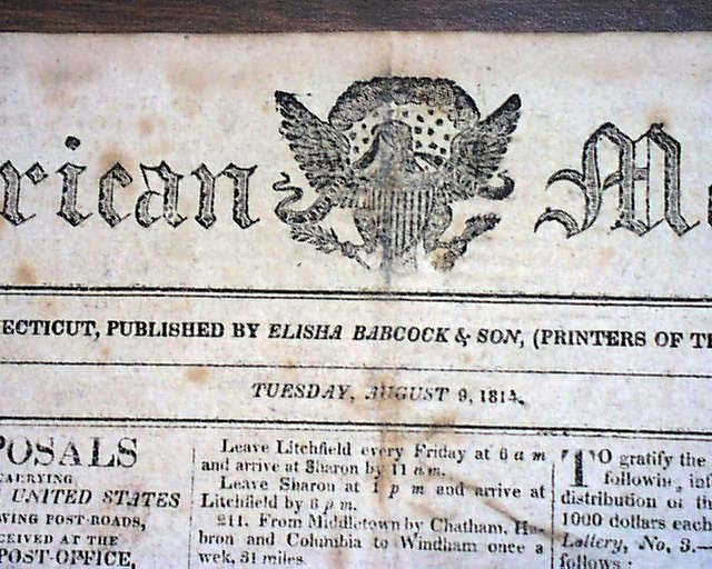 Battle Of Chippewa 1814 Newspaper... - RareNewspapers.com