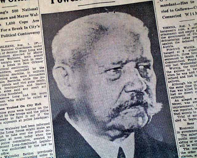 Adolf Hitler becoming dictator of Germany... - RareNewspapers.com