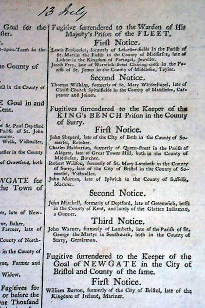 Rare Pre REVOLUTIONARY WAR 1765 Newspaper 18th Century - RareNewspapers.com