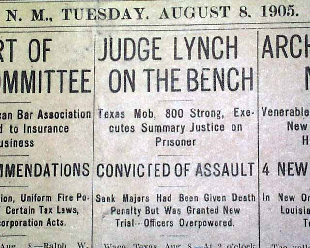 Waco, Texas Negro lynching... - RareNewspapers.com
