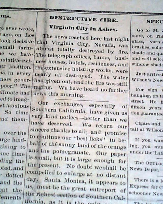 The third issue of this newspaper published... - RareNewspapers.com