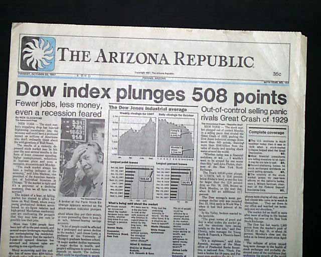 The 1987 stock market crash... - RareNewspapers.com