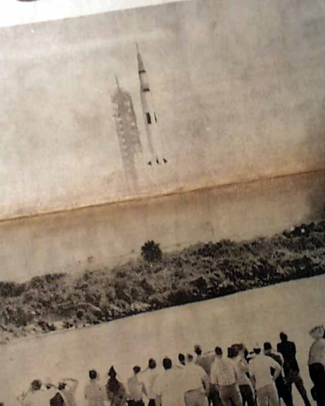 Apollo 11 takeoff... Neil Armstrong... - RareNewspapers.com