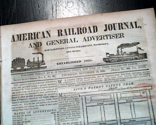 First American railroad publication... - RareNewspapers.com