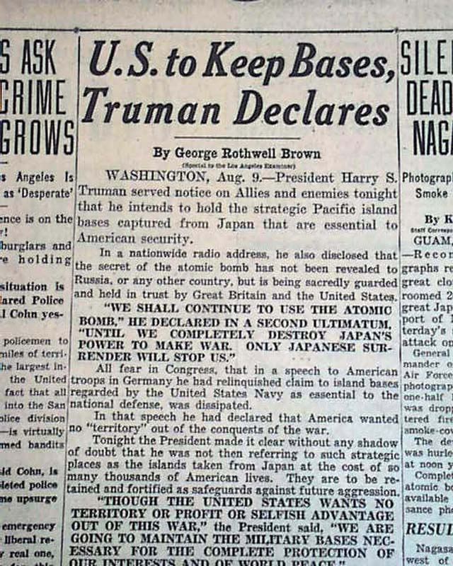 One of the most dramatic headlines of World War II... - RareNewspapers.com