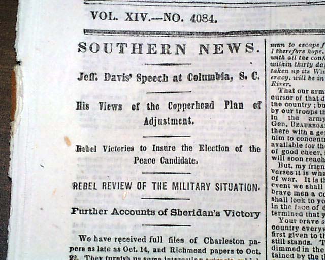 Jefferson Davis Speech In Columbia South Carolina... - RareNewspapers.com