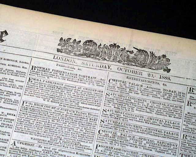 "Jack the Ripper" mentioned twice in the report... - RareNewspapers.com