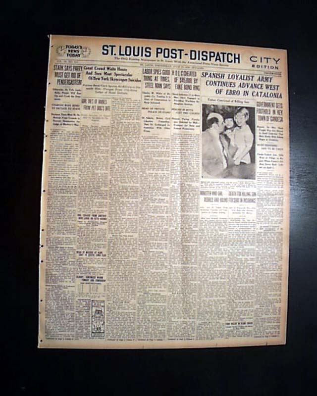 1938 John William Warde suicide jump w/ photos... - RareNewspapers.com