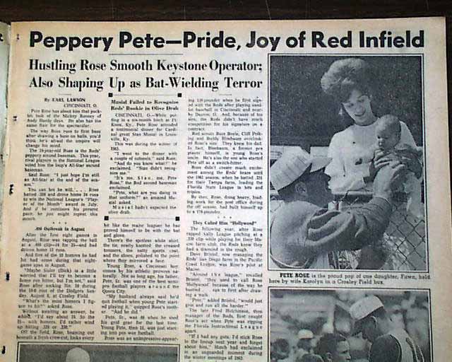 Early Pete Rose... - RareNewspapers.com