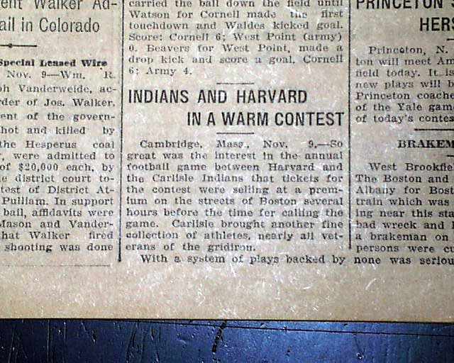 1907 Carlisle Indians football team... - RareNewspapers.com