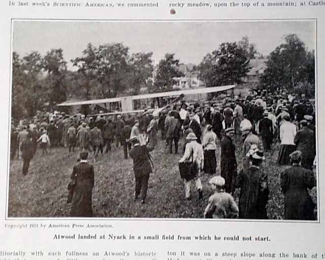 1911 Airplane Flight Record Photos... - RareNewspapers.com