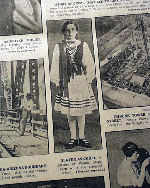 1924 Wanda Stopa suicide death.... Polish murderer... - RareNewspapers.com